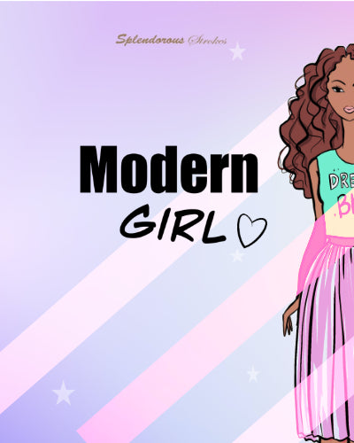 Introducing "Modern Girl" Fashion Decor – Splendorous Strokes